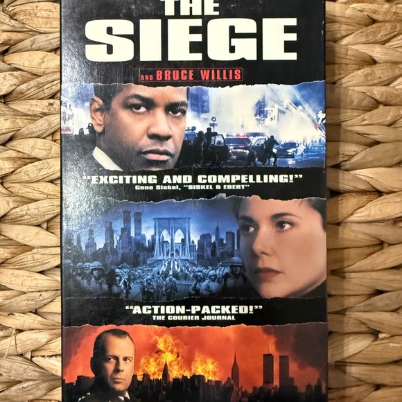 Media | The Siege Vhs Movie Preowned | Poshmark